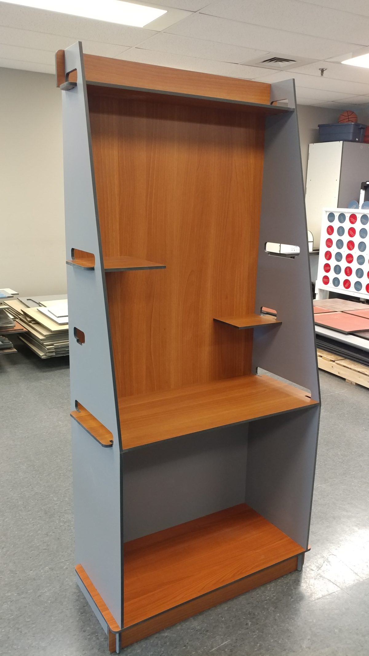 Safe Screen PPE Station Multi-Shelf - Spectrum - Phenolic Lockers