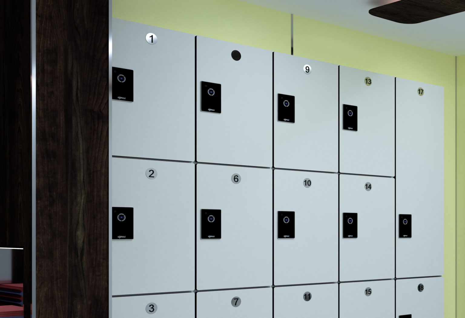 Safe Screen Office Cubbies - Spectrum - Phenolic Lockers